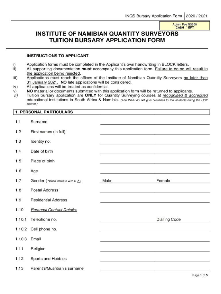 Fillable Online Download Total Bursary Application Form 2021BURSARIES ...