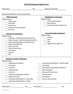 Fillable Online New Student Registration Information - SCUC ISD ...
