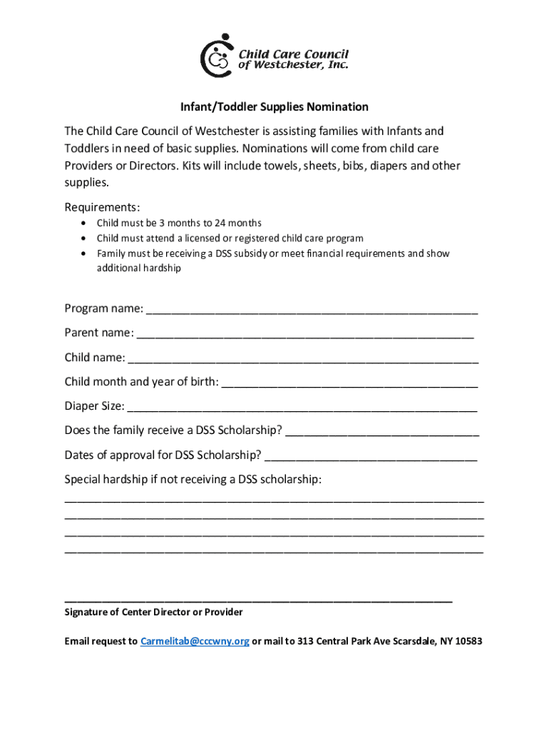 Fillable Online Early Childhood Infant and Toddler Care Certificate ... Fax Email Print - pdfFiller