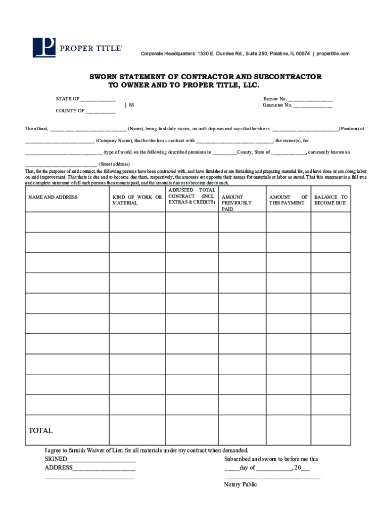 Fillable Online Free Subcontractor Agreement Templates - PDF Word ...