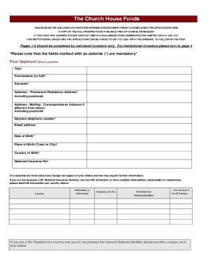 Fillable Online Application Form - Home - Pembroke VCT Fax Email Print - pdfFiller