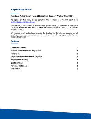 Fillable Online Receptionist Cover Letter Example - Job Interviews Fax 