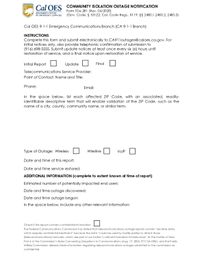 Fillable Online Isolation/Outage Request Form Fax Email Print - pdfFiller