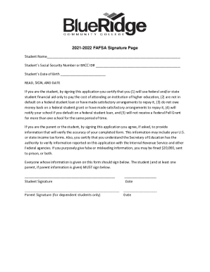 Fillable Online Fillable FAFSA APPLICATION for FEDERAL STUDENT AID 2020 ...