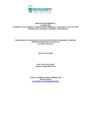 Fillable Online srm magic ms Request for proposals for Strategic ...