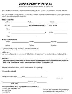 Fillable Online Five Steps to Filing an Affidavit of Intent to ...