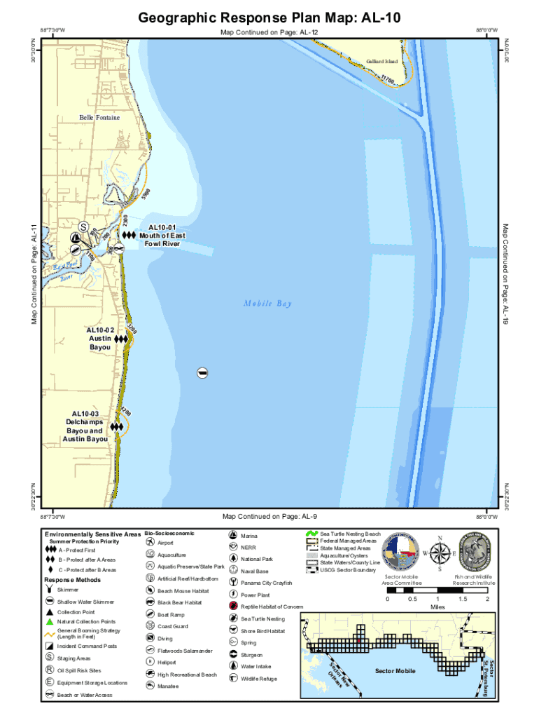 Fillable Online Geographic Response Plan Map: AL-12 - Texas General ...