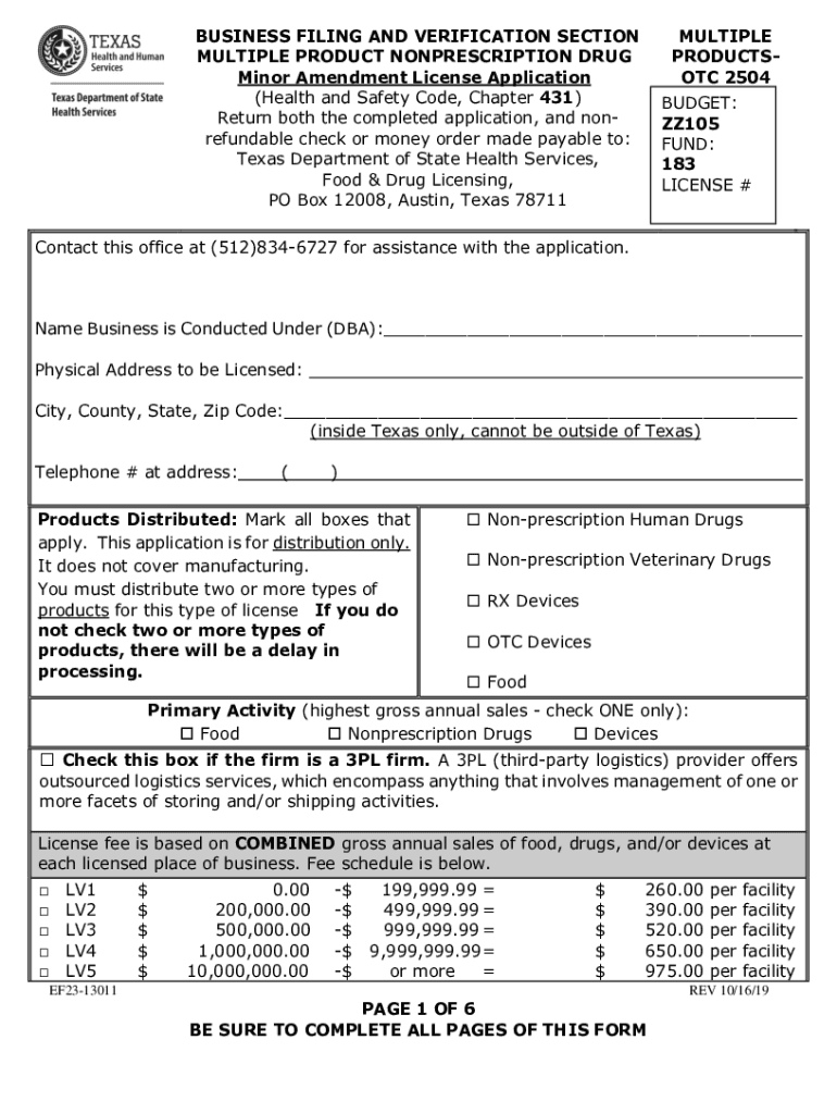 Fillable Online BUSINESS FILING AND VERIFICATION SECTION MULTIPLE ...
