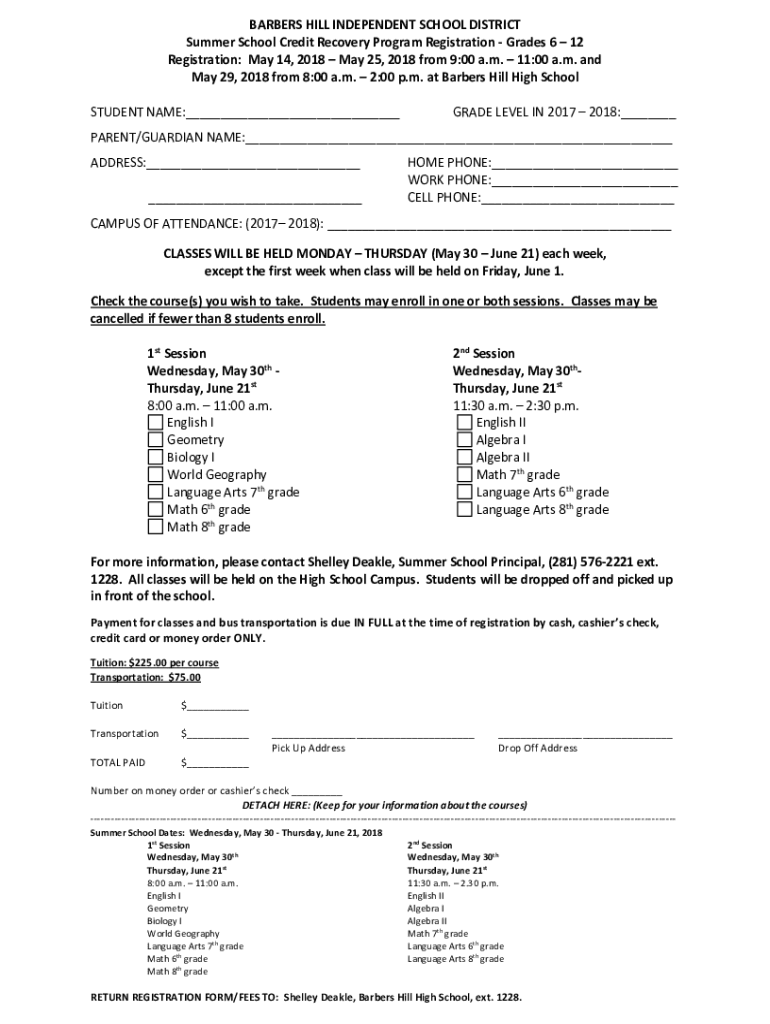 Fillable Online Cedar Hill ISD / CHISD Homepage Fax Email Print - pdfFiller