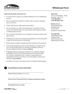Fillable Online Withdrawal Form - Washington State ABLE Savings Plan ...