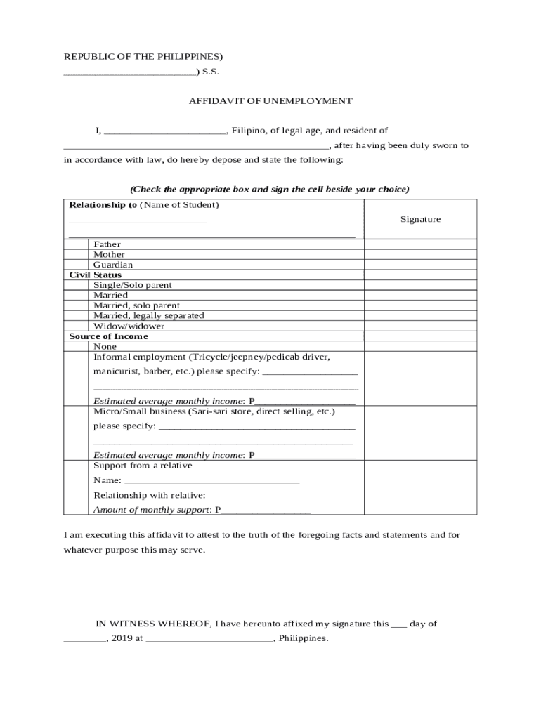 Affidavit of Confirmation (1).docx - Republic of the ... Doc Template ...