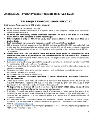 Annexure A1 t Project Proposal Template (RPL Type 1/2/3 ... Doc ...
