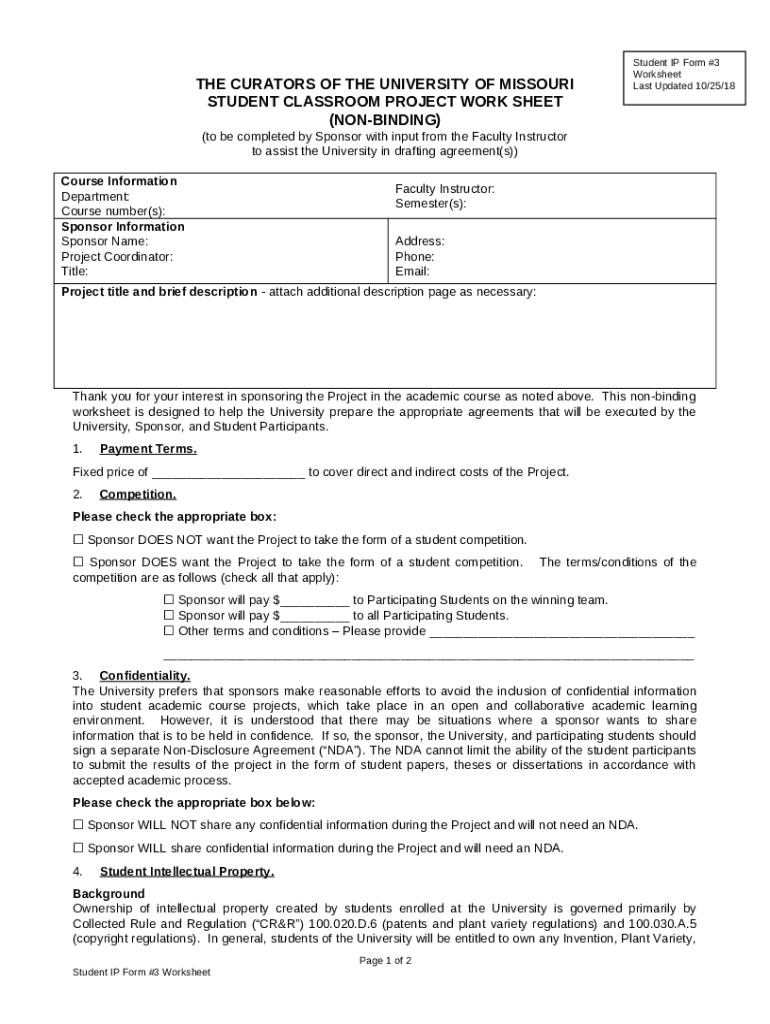 Student IP #3 Worksheet.docx Doc Template | pdfFiller