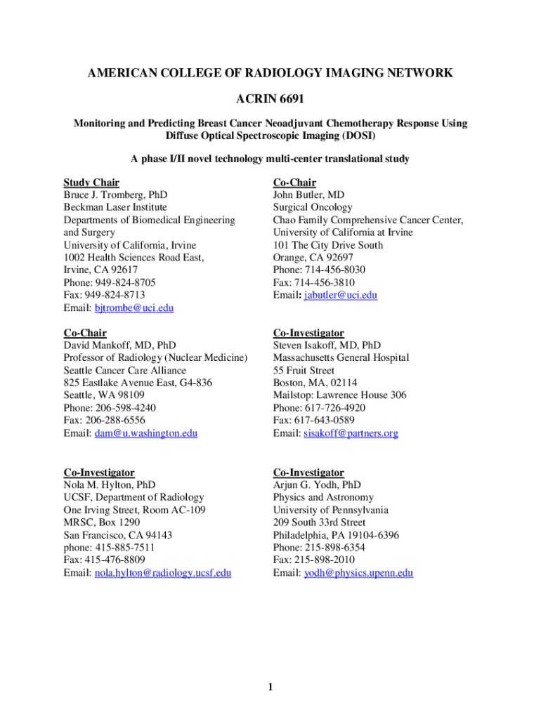 Fillable Online ACR - HomeAmerican College of RadiologyAccreditation ...