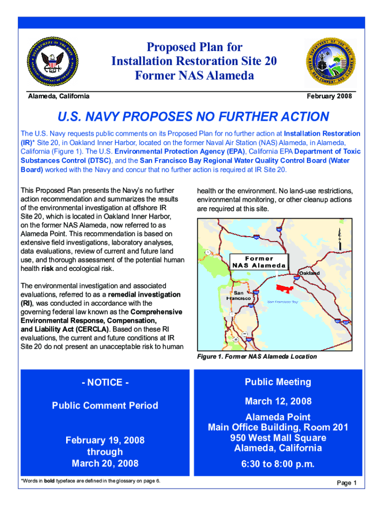 Fillable Online Proposed Plan for Modified Remedy at ... - United ...