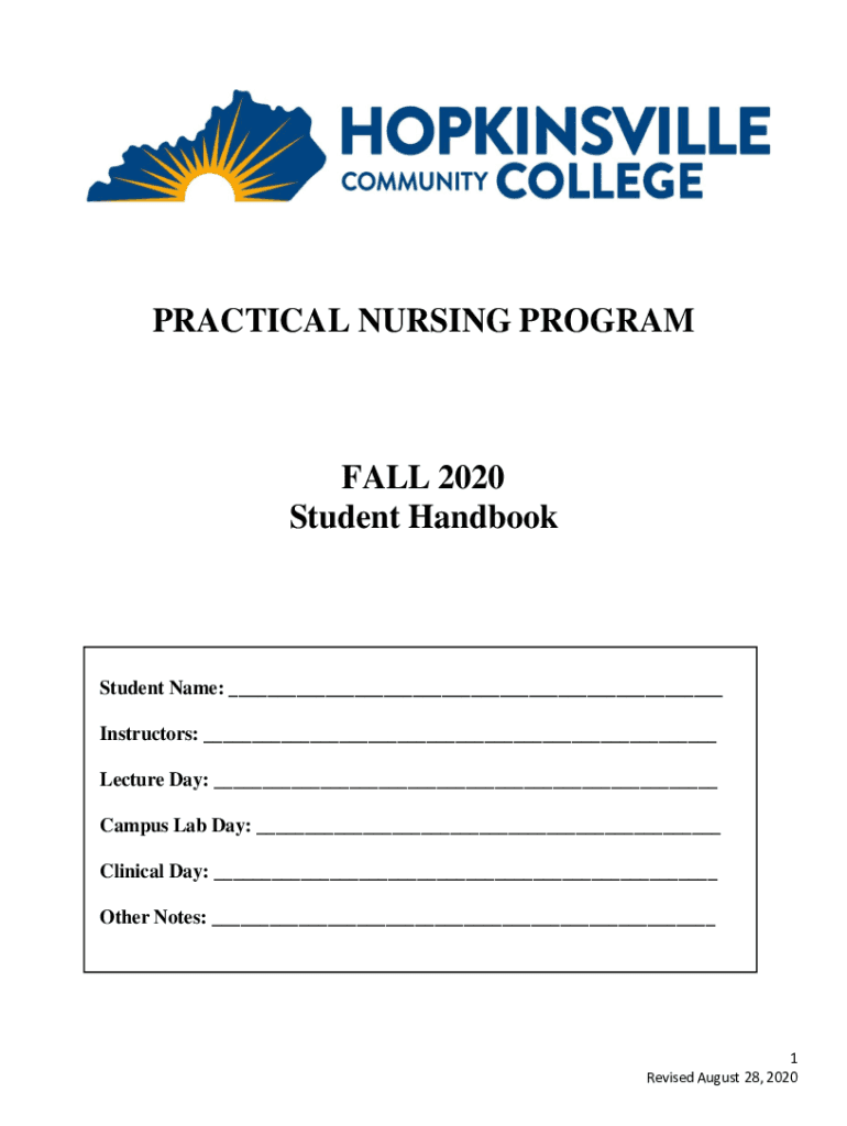 Fillable Online hopkinsville kctcs Licensed Practical Nurse Program ...