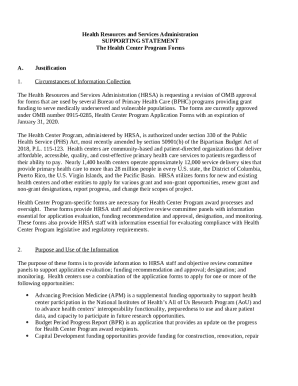 GENERIC - Supporting Statement Template Doc Template | pdfFiller