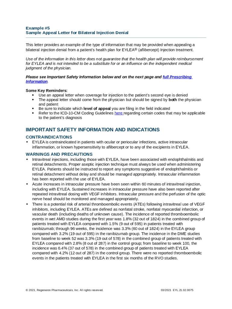 FREE 10+ Best Medical Appeal Letter Examples & Templates DownloaSample ...