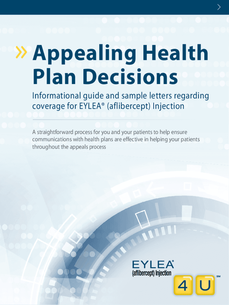 Fillable Online hcp eylea Appealing Health Plan Decisions - US Fax Email Print - pdfFiller