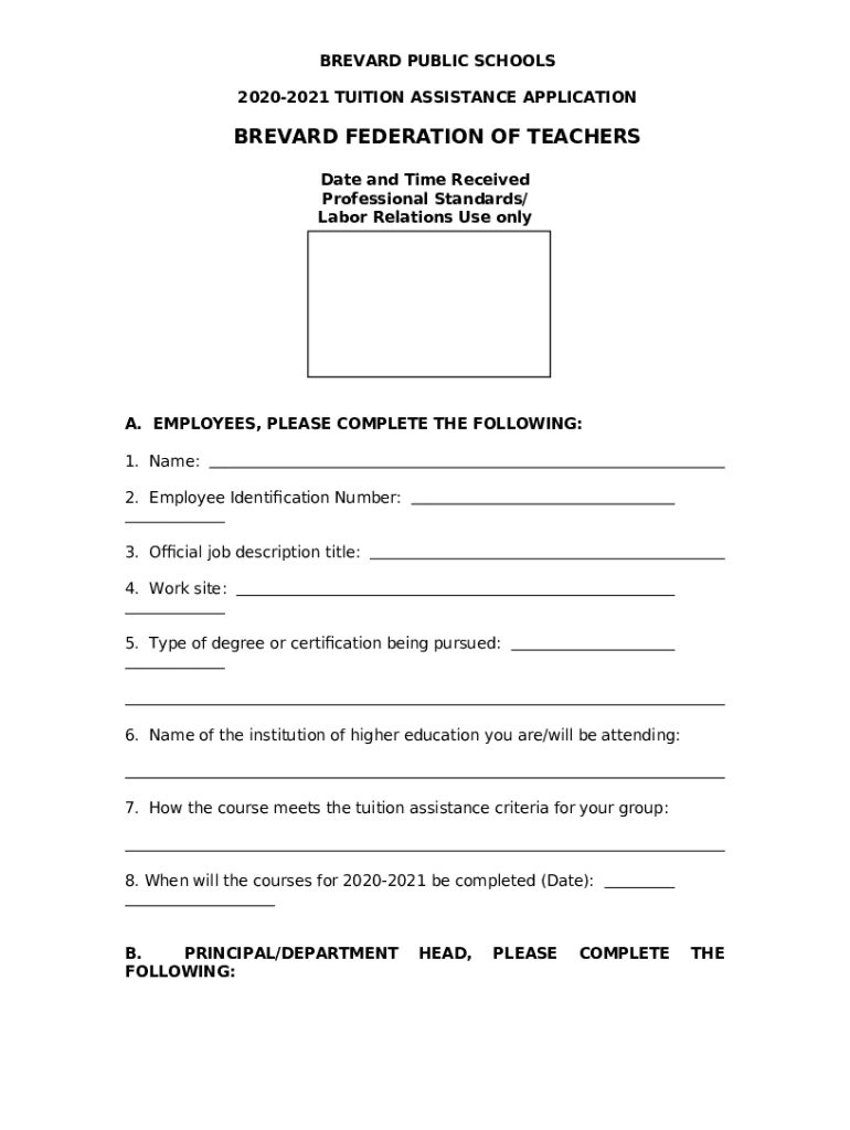 EMPLOYEE TUITION REIMBURSEMENT PROGRAM Doc Template | pdfFiller