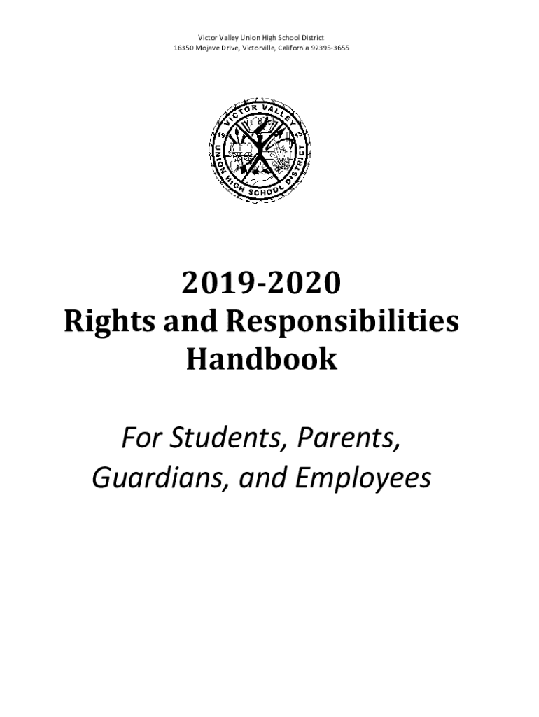 Fillable Online Victor Valley High School - Victor Valley Union High ...