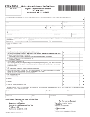 Fillable Online Form ST-9 Virginia Retail Sales and Use Tax Return ...