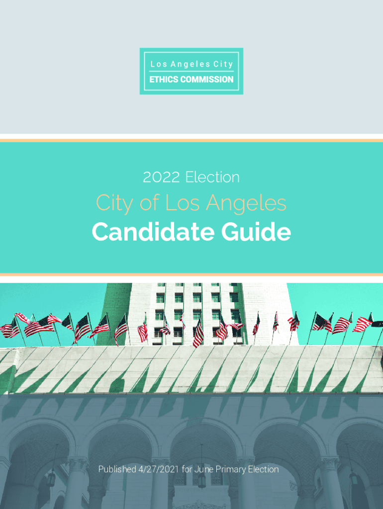 Fillable Online ethics lacity Los Angeles City Council Election: 7 Races, Much At Stake ... Fax ...