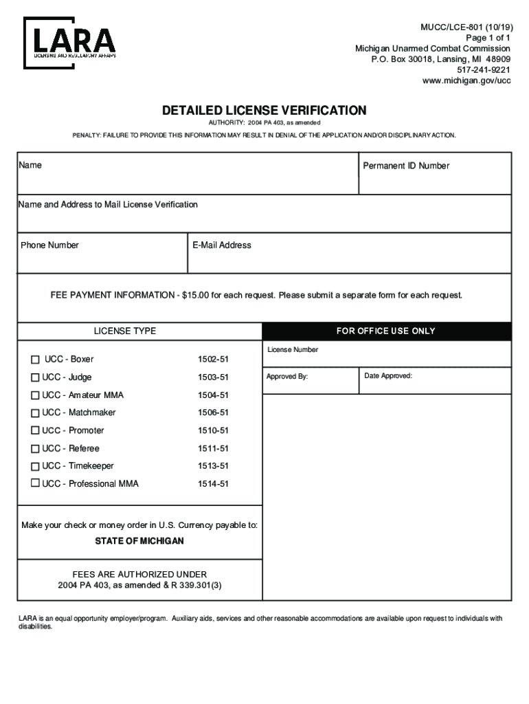 Fillable Online Detailed Verification Form. Verifications Fax Email ...
