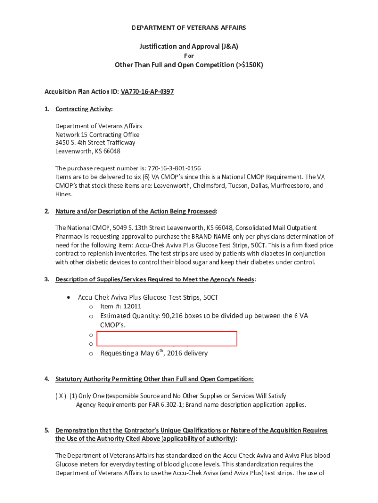 Fillable Online Vol6 Chap6 OFOC SOP Rev5 Atch 3 FAR6 JA OVER 150K Fax Email Print - pdfFiller