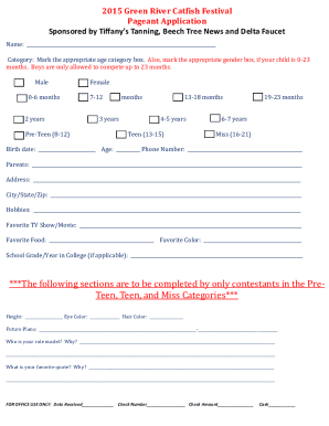 Fillable Online Get the free Pageant Entry Form redone.pdf - Beech Tree ...