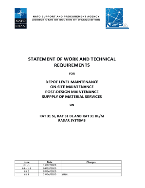 Fillable Online DEPOT LEVEL MAINTENANCE Fax Email Print - pdfFiller