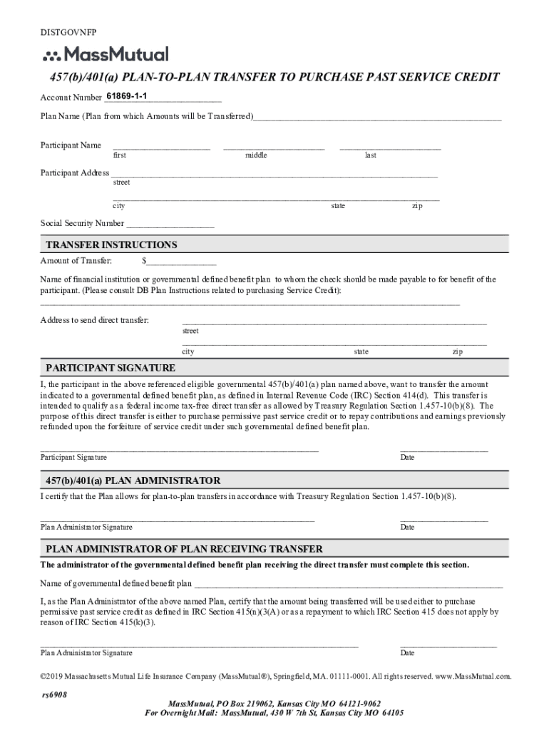 Fillable Online Incoming Rollover Incoming Direct Rollover 401(a) Plan ...