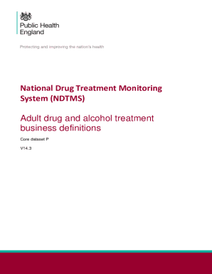 Fillable Online NDTMS - Adult drug and alcohol treatment business ...