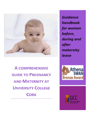 Fillable Online Maternity Policies Supports and Guidelines. Pregnancy ...