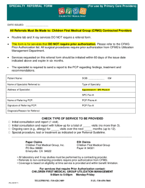 Fillable Online Pcp To Specialist Referral Form Apps - Best Apps Now ...