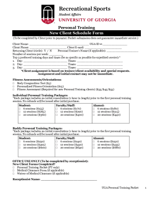 Fillable Online recsports uga Fillable Online uga outdoor recreation ...