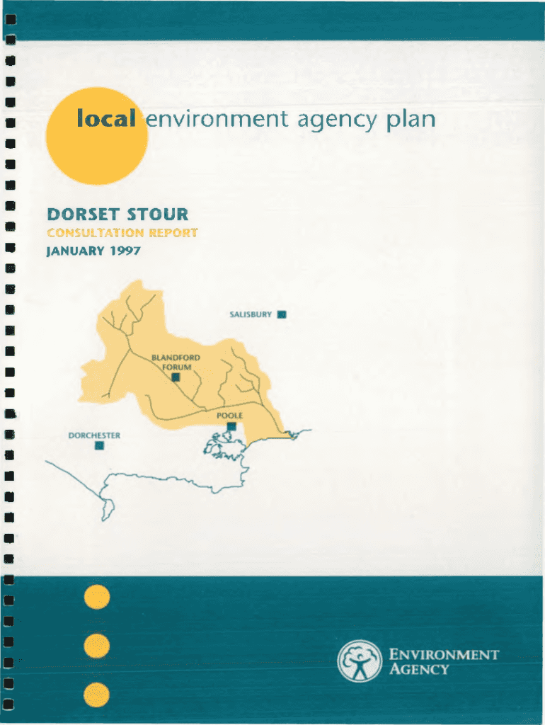 Fillable Online DORSET STOUR LOCAL ENVIRONMENT AGENCY PLAN Fax Email ...