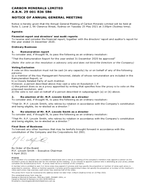 Fillable Online Notice of AGM and Proxy Form.pdf Fax Email Print ...