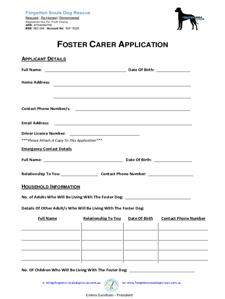 Fillable Online An Open Letter To Foster Parents - The Odyssey Online ...