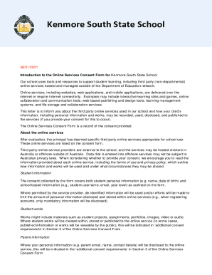 Fillable Online kenmoresouthss eq edu Enrolling at our school - Kenmore ...