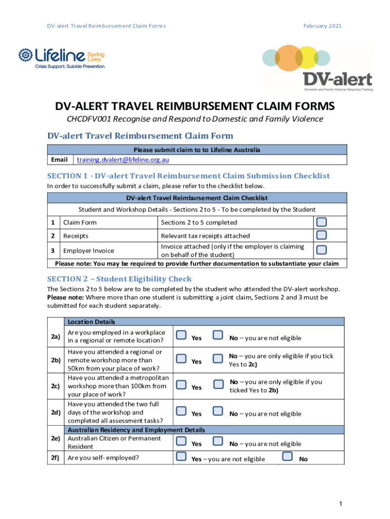 Fillable Online dvalert org 9+ Travel Allowance Claim Form Templates ...