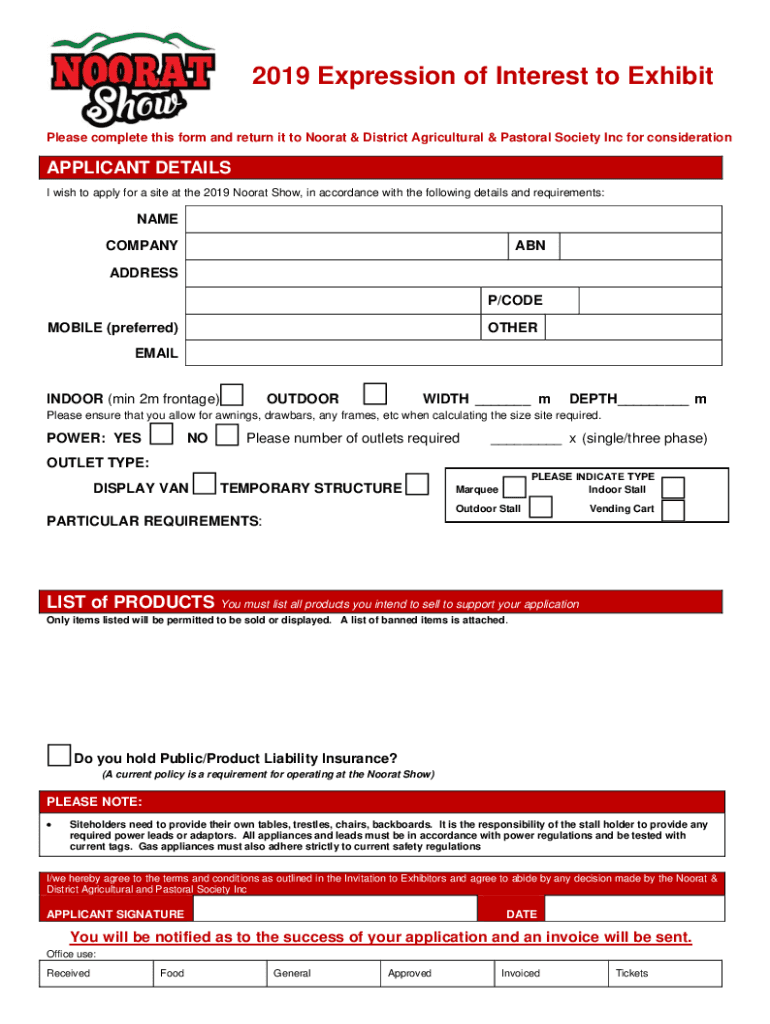 Fillable Online How to Write an Expression of Interest: 14 Steps (with ...