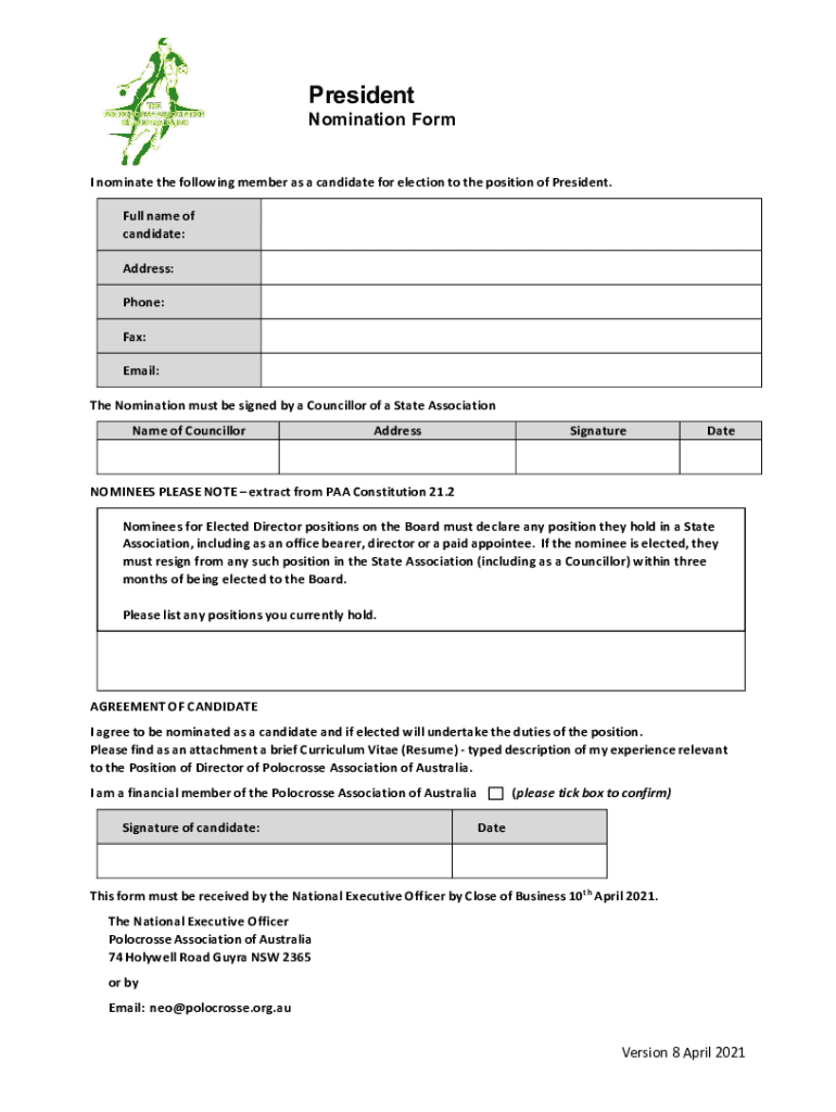 Fillable Online How to Write a Nomination Letter (with Pictures ...