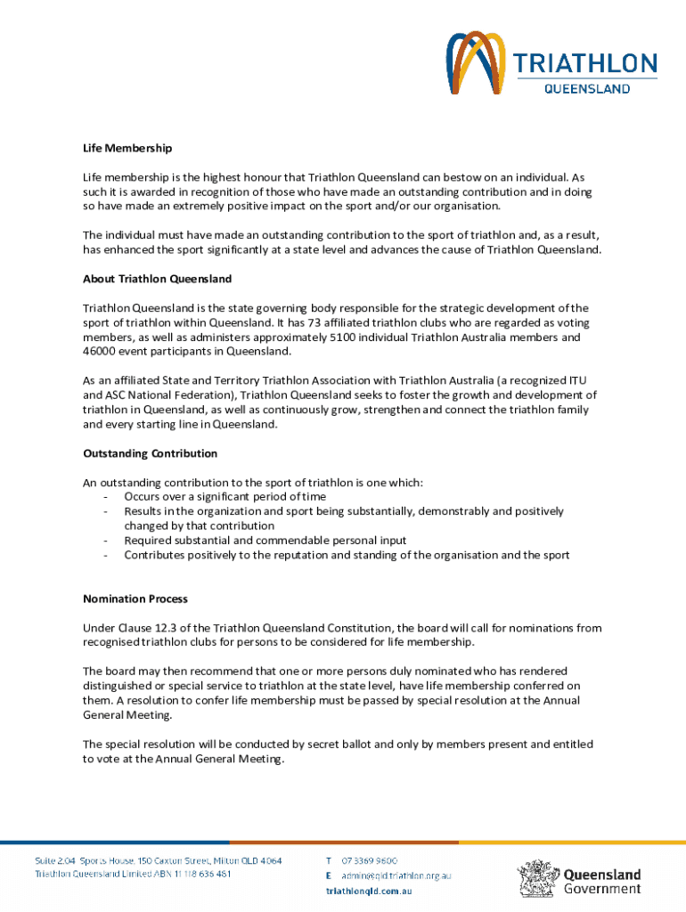 Fillable Online Triathlon QueenslandFind Your Starting LineThat ...