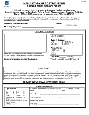 Fillable Online Rabies Vaccine Information StatementCDC Fax Email Print ...