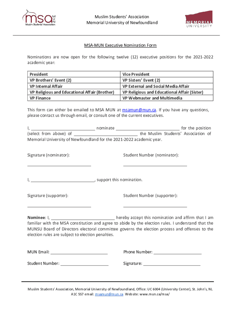 Fillable Online President Vice President VP Brothers Event (2) VP ...