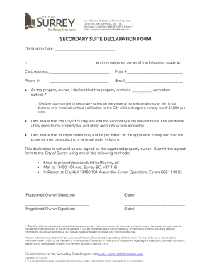 Fillable Online Property TaxesCity of Surrey Fax Email Print - pdfFiller