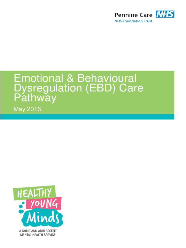 Fillable Online Emotional & Behavioural Dysregulation (EBD) Care ...