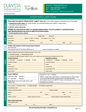 Fillable Online PATIENT ENROLLMENT FORM - Accredo Fax Email Print ...