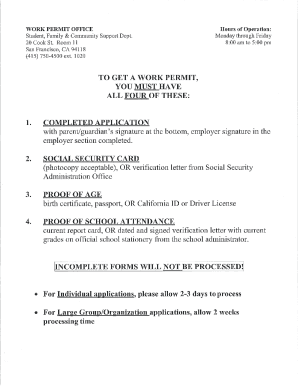 Fillable Online Request for Work Permit - Spanish Fax Email Print ...